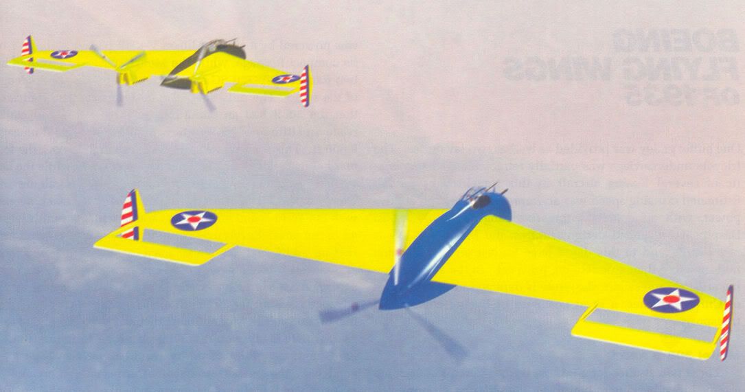 Boeing Flying Wing Designs from the 30's