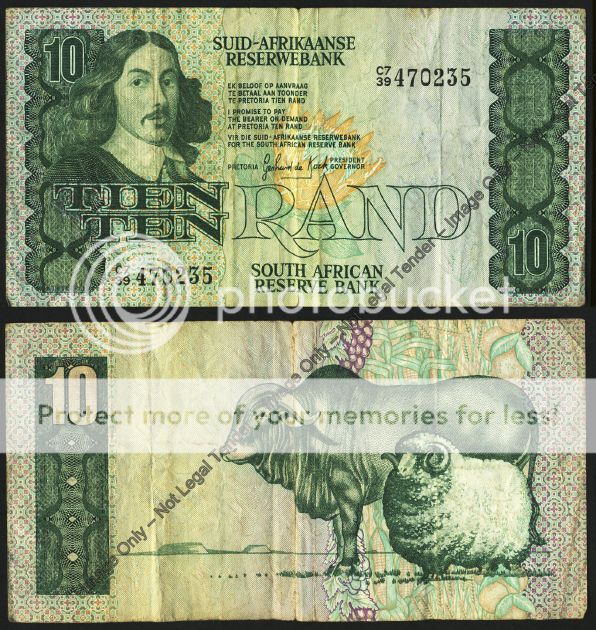 Other South African Bank Notes - MASSIVE Jan van Riebeeck Banknote ...