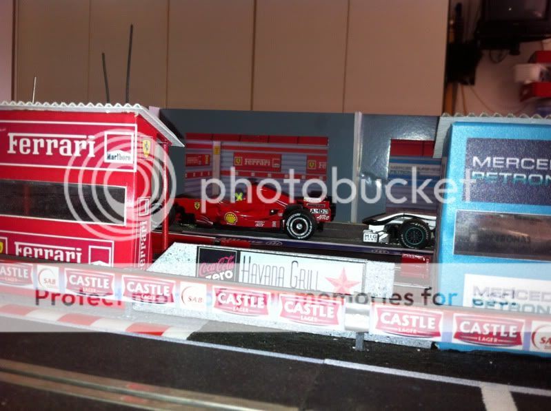 Scratch build of pit lane building | SlotForum