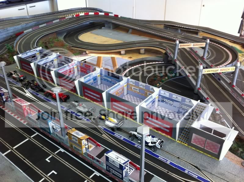 Scratch build of pit lane building | SlotForum